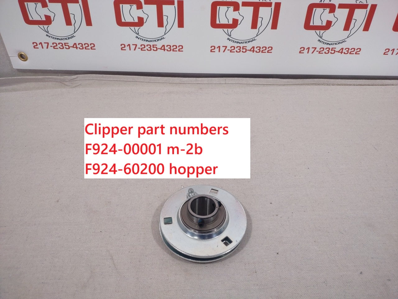 1” Flange Bearing For Eliminator 224, Clipper M-2B & Clipper Hoppers ...